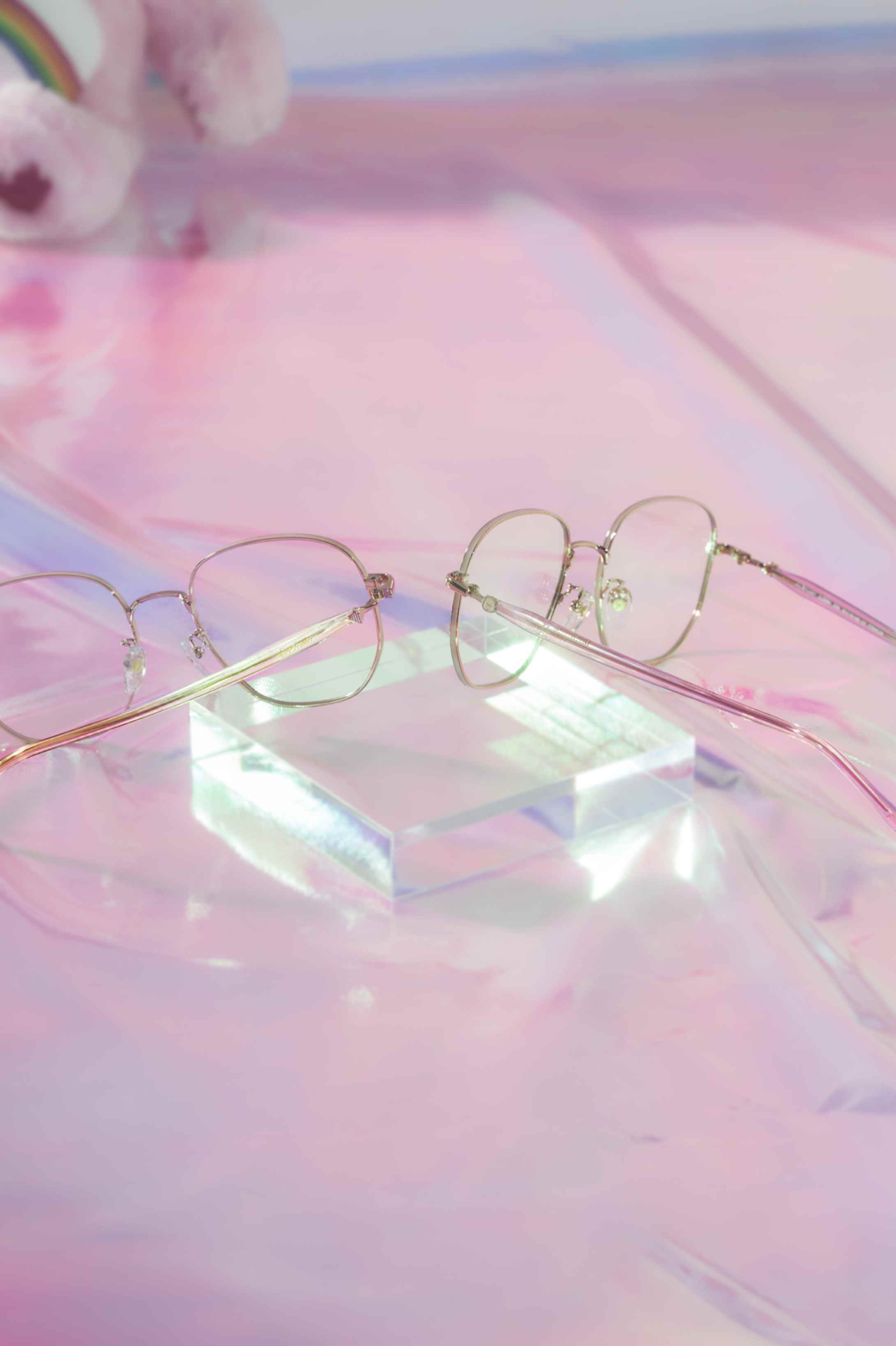 JL33091 | Square Mixed Titanium Optical | JILLSTUART Eyewear